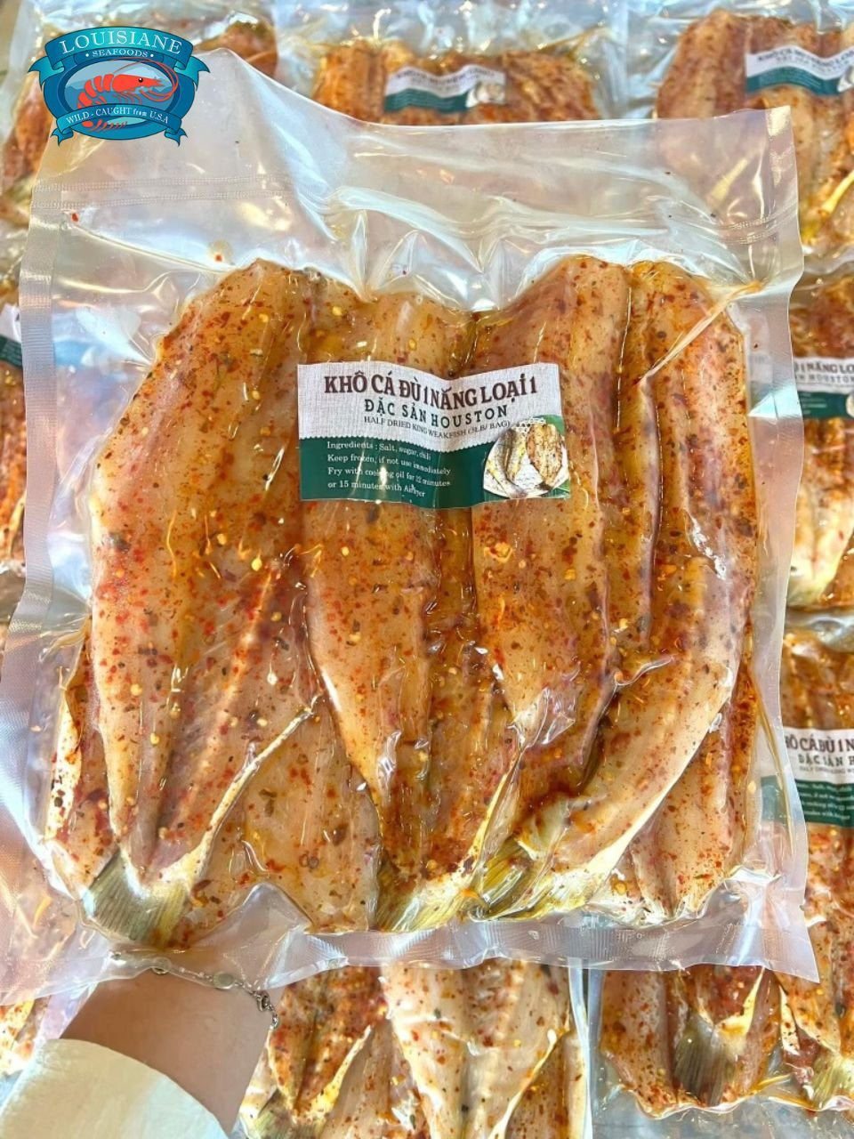 Khô cá đù vàng 1 nắng - loaij 1 , con to (3lbs) – NTT'S LOUISIANA SEAFOOD