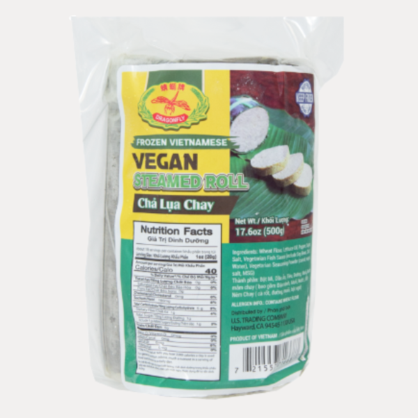 Cha Lua Chay - DRAGONFLY FZ VN VEGAN STEAMED ROLL 17.6OZ – Út Hiền ...